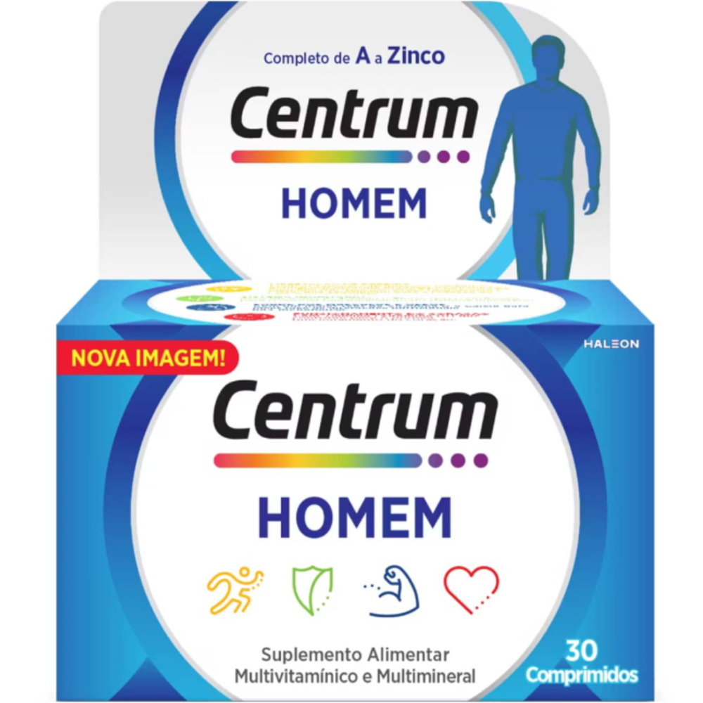 Centrum Homem suplemento multivitamínico com minerais