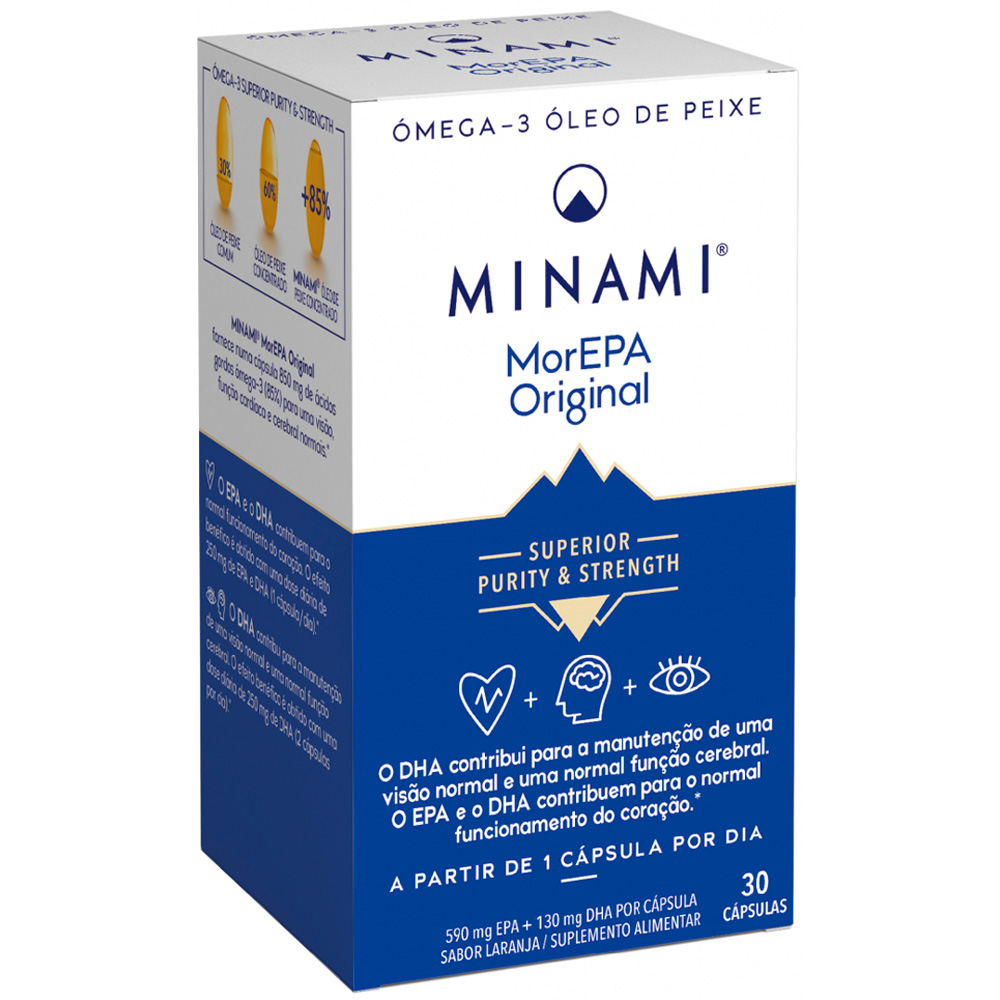 Minami Nutrition Morepa smart fats suplemento rico em ómega 3
