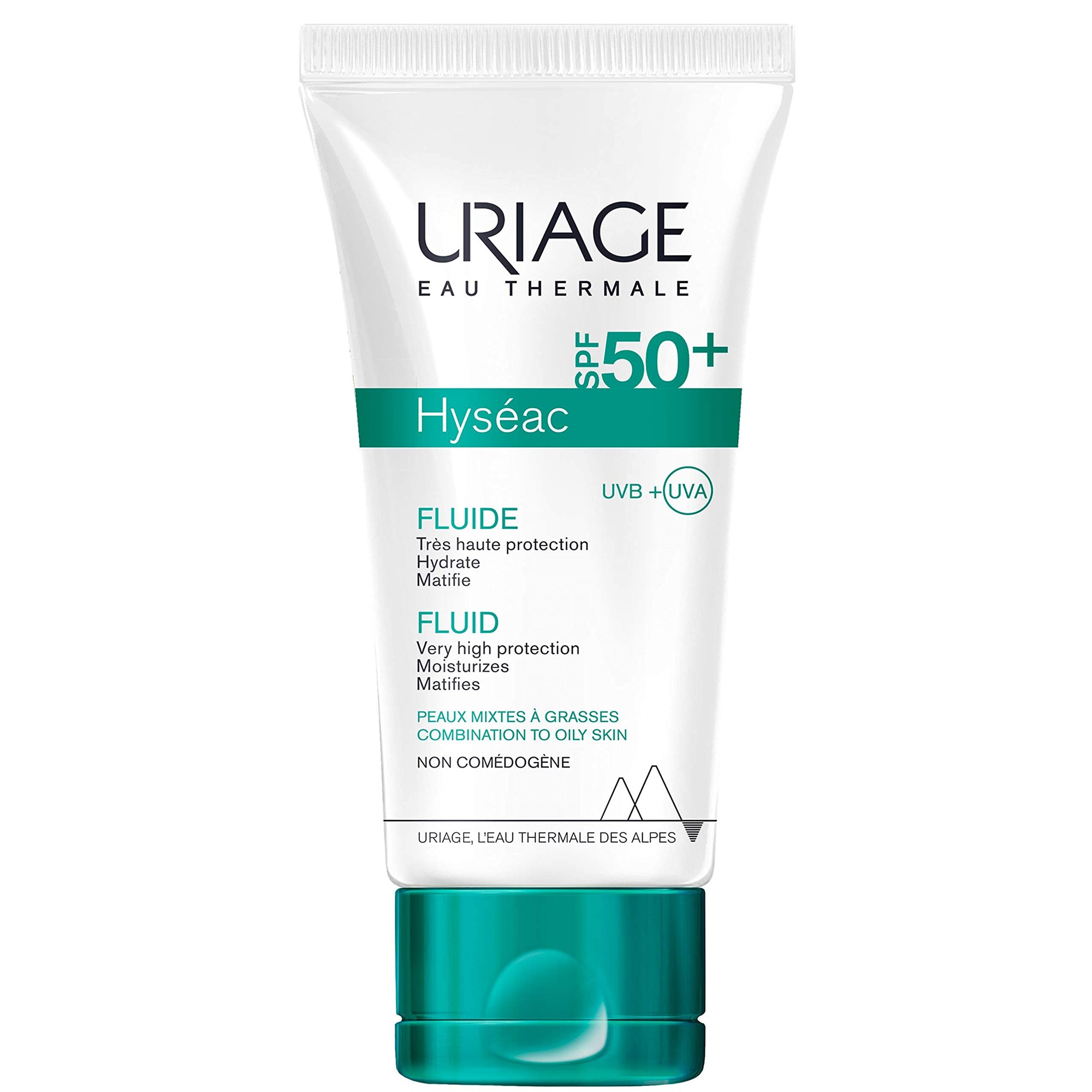 Uriage Hyséac fluido solar spf 50+ hidratante e matificante - poupe até 12%